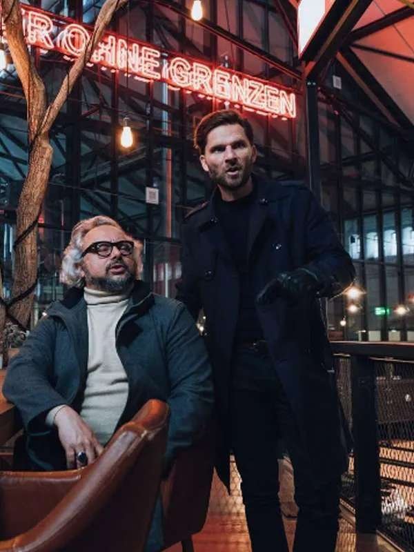 Terrance Nothingman Benjamin Krüger Blue Cotton Coat