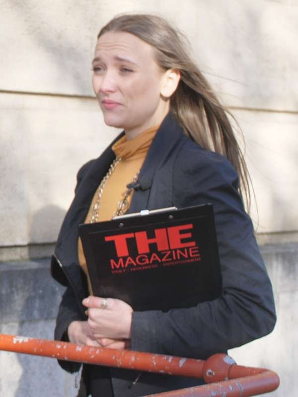 Meg Rennie Camerawoman 2022 Mandy Black Jacket - The American Outfit