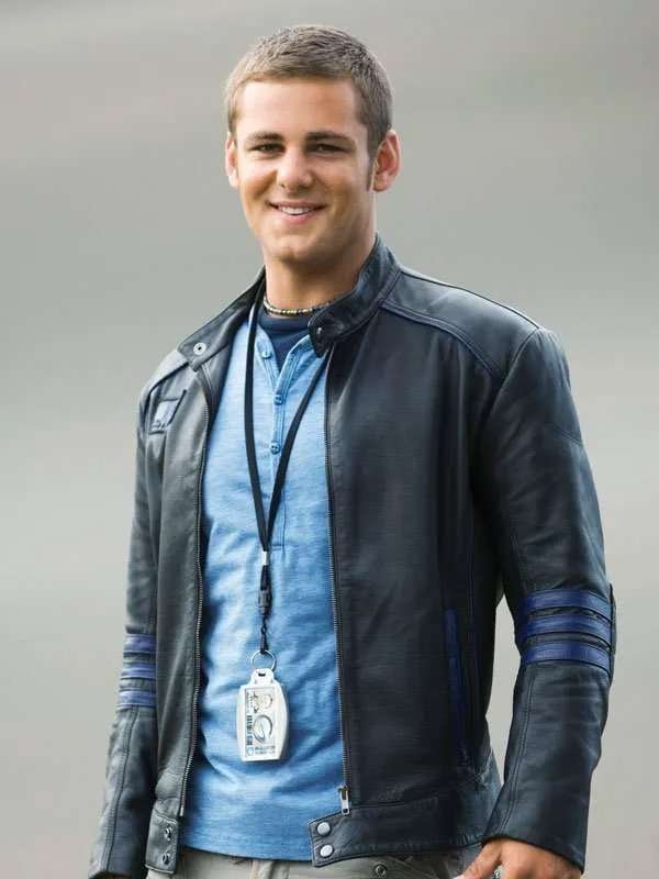 Ari Boyland Power Rangers RPM Black Leather Jacket