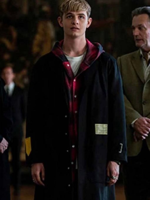 Alex Rider Otto Farrant Wool Trench Coat