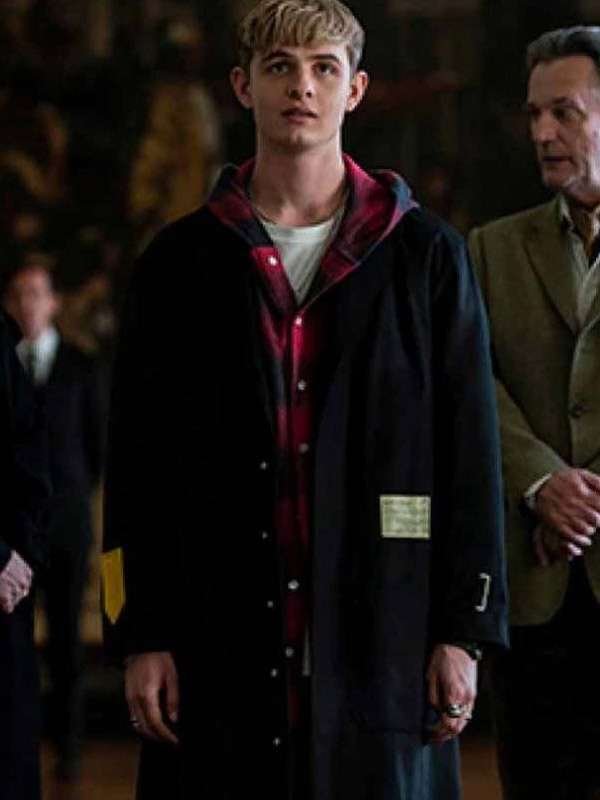 Alex Rider Otto Farrant Wool Trench Coat