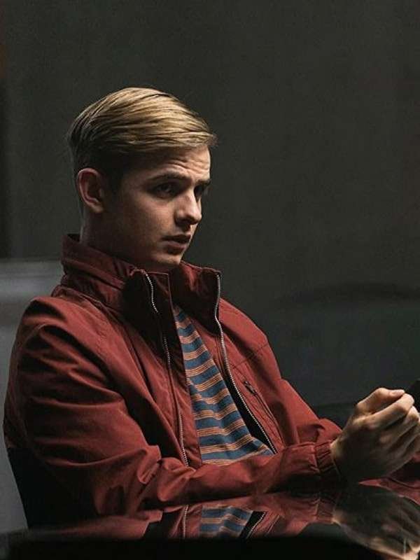 Alex Rider Otto Farrant Red Cotton Jacket