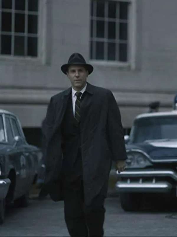 Boston Strangler Alessandro Nivola Black Coat - The American Outfit