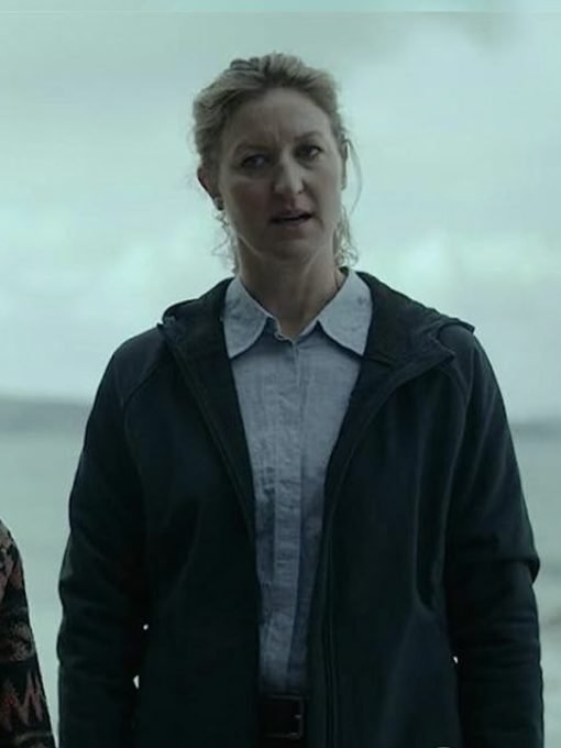 Kate Box Deadloch Black Hooded Jacket