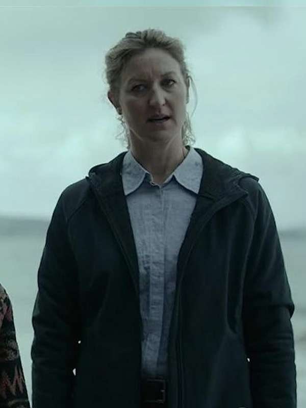 Kate Box Deadloch Black Hooded Jacket