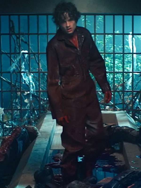 Sam Ri­or­dan Gen V Brown Jumpsuit